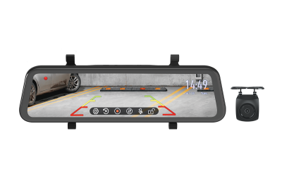 9” Touch Screen Mirror Display Reverse Camera Kit - XV9M - XVIEW Dash Cams